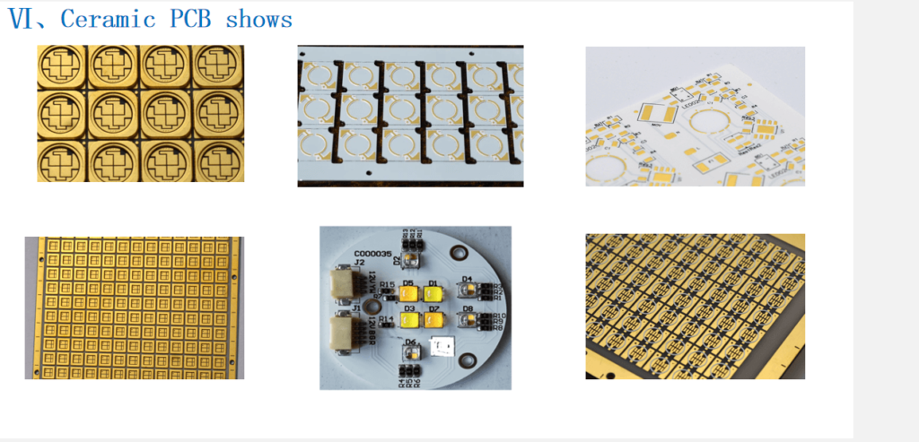 99% AlN ceramic PCB boards /Aluminum nitride ceramic PCB boards
